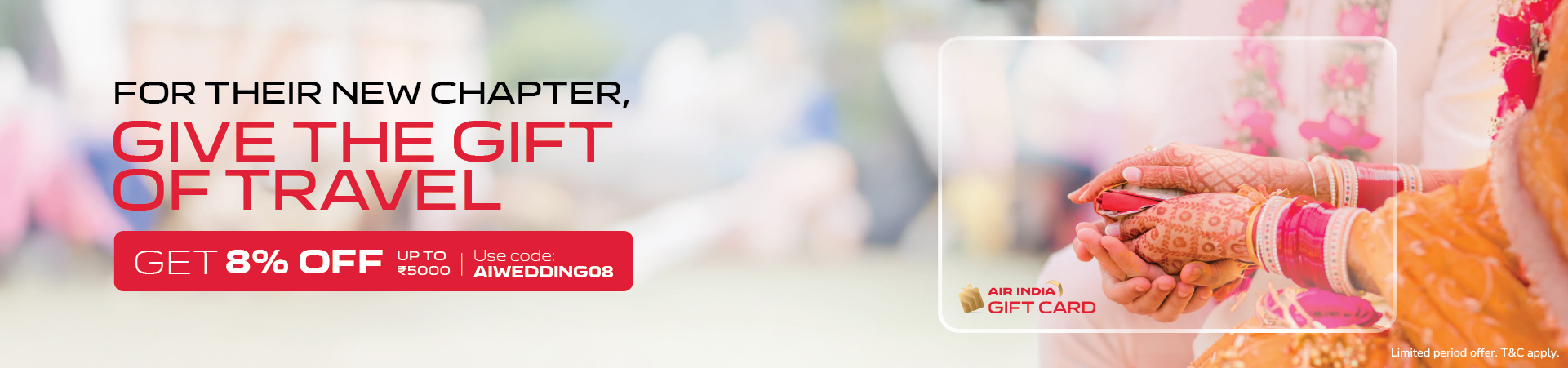 Air India Gift Cards: The Perfect Present for Travelers